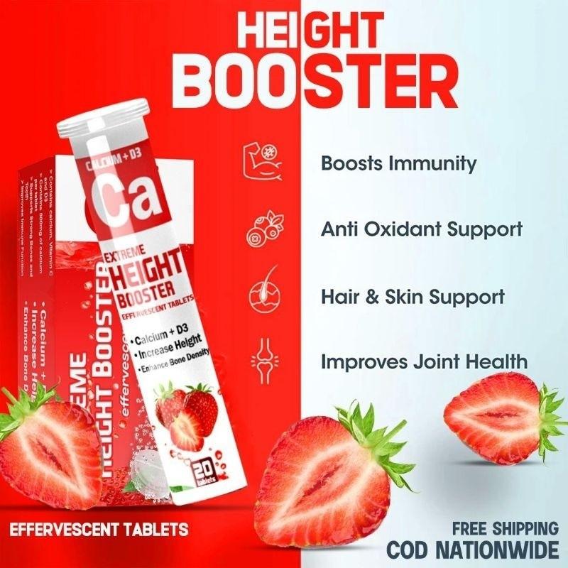 COD Xtreme Effervescent Height Booster 20-tablets Gluten Free - TikTok ...