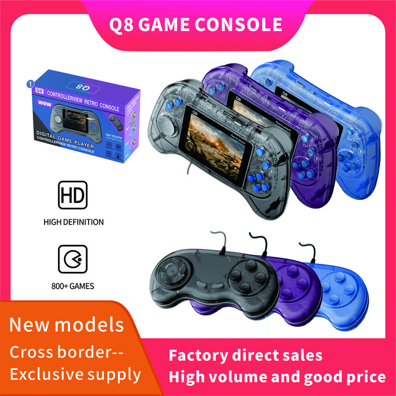 Brand New Q8 Transparent Game Console with 800 Games Portabl - TikTok ...