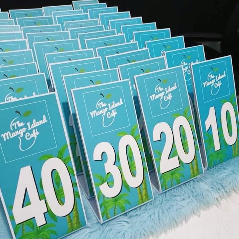 Table Number Customized Design sintra materials - TikTok Shop Philippines