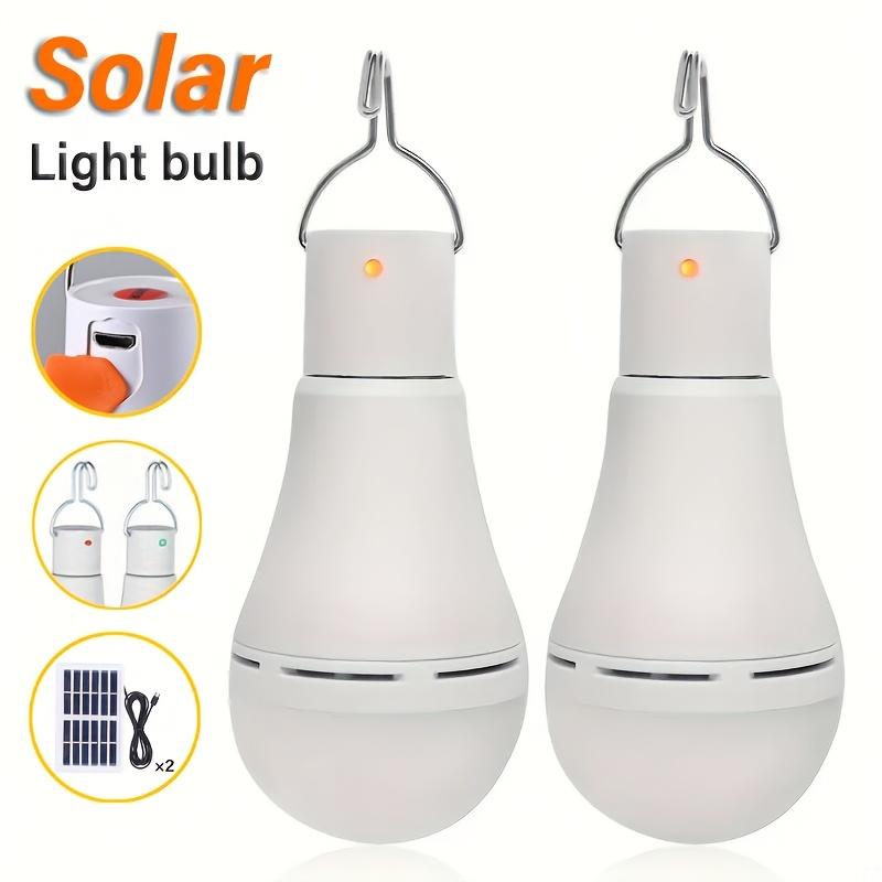 1set USB Rechargeable Light Bulb Portable Hiking Snap Hook Camping ...