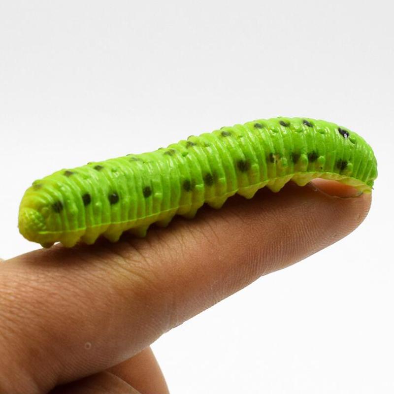 Twisty Worm Realistic Fake Caterpillar Insect Educational Trick ...