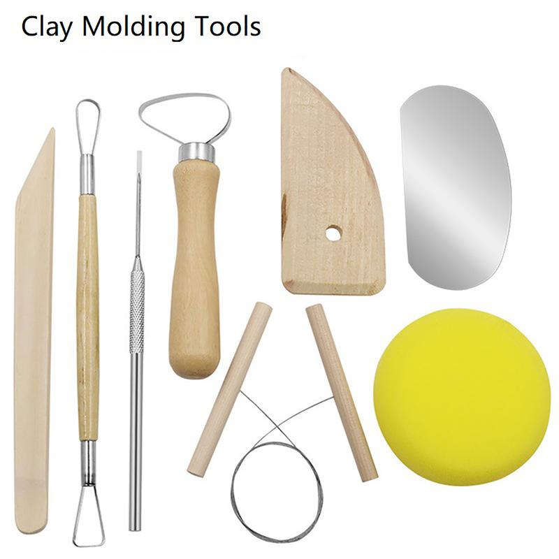 8Pcs Clay Molding Tools Sculpting Kit Pottery Clay Tools for - TikTok ...
