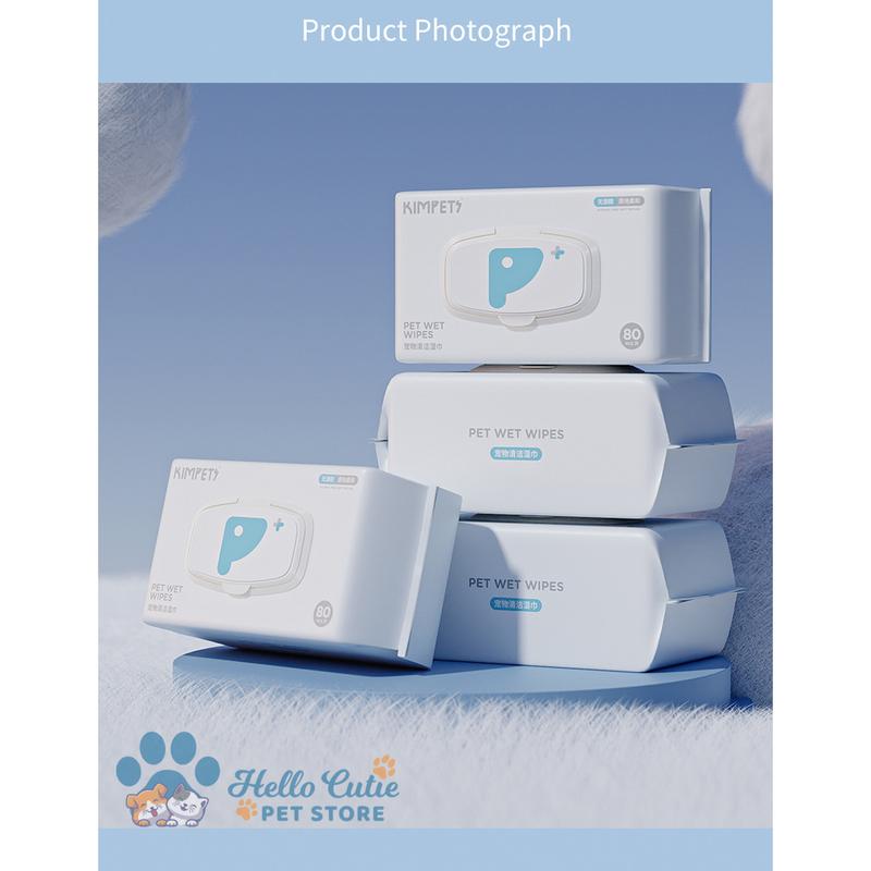 Hello Cutie-Pet Dog Cat Eye and Ear Cleaning Wet Wipes, Pet Dog ...