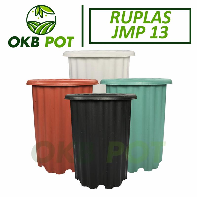 Pot JMP 13Cm Ruplas Pot Tinggi Tanaman hias Pot Bunga Plasti - Shop ...