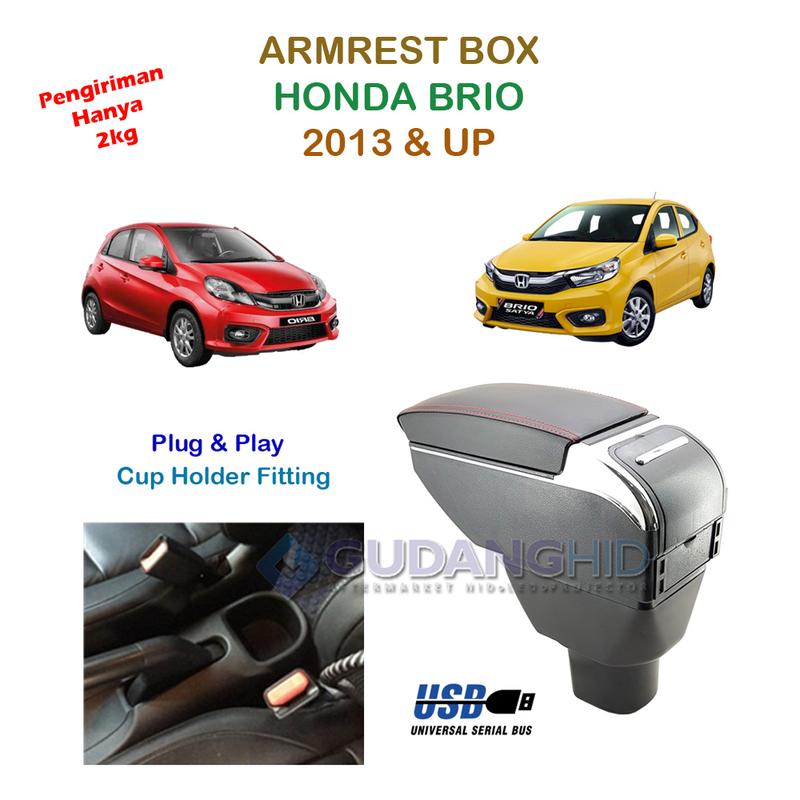Armrest Console Box Mobil Honda Brio Mobilio BRV - Shop | Tokopedia