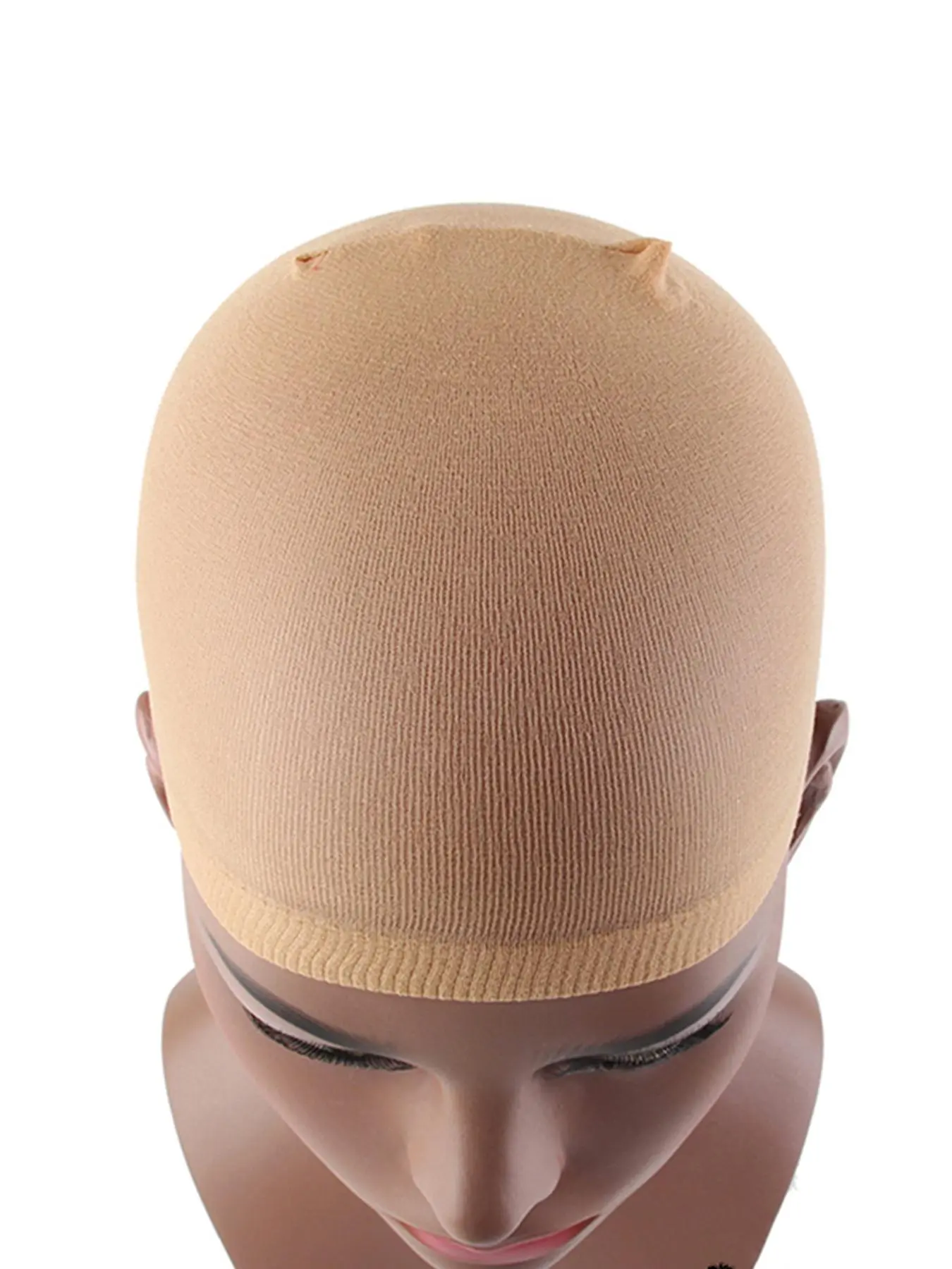 2pcs/pack Solid Color Wig Cap, Invisible Wig Cap, Hair Net For Wig Wear ...