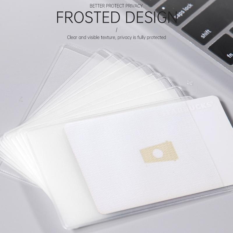 【Fulisa】Anti-magnetic ID card cover anti-wear PVC ID card bu - TikTok ...