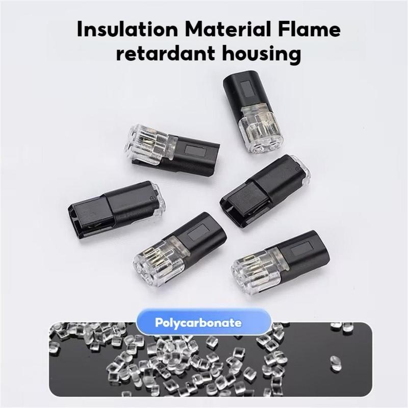 10pcs 2pin Pluggable Wire Connector Quick Splice Electrical Cable - TikTok Shop Philippines