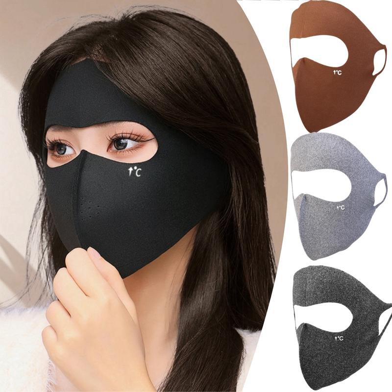 Seamless Whole Face Integrated Mask Autumn Winter Warm Coldproof ...
