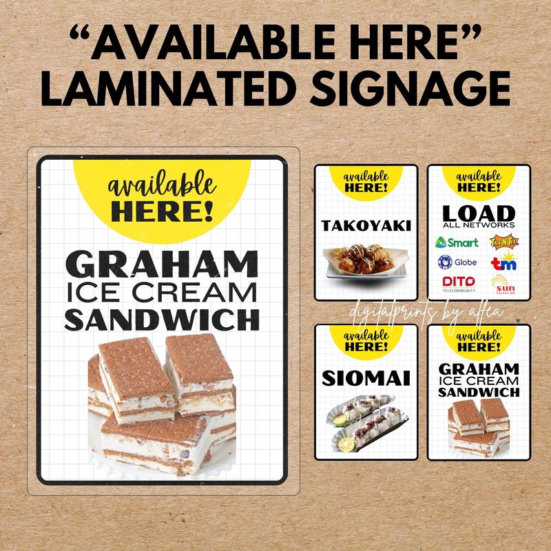available here signage | laminated signs | laminated signage - TikTok ...