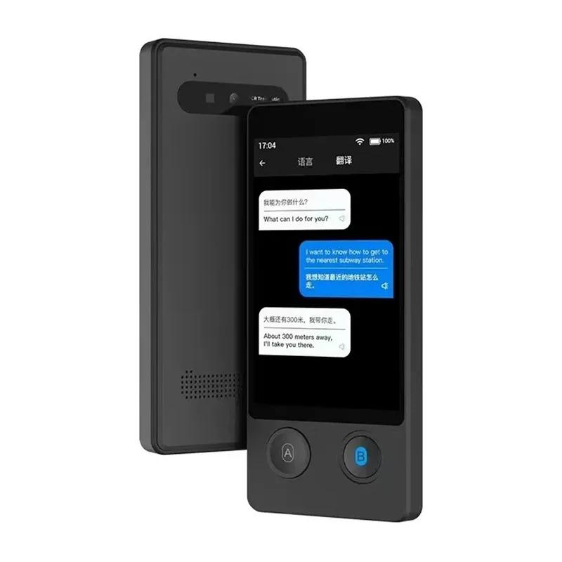Portable W12 AI Voice Translator 144 National Language Intelligent ...