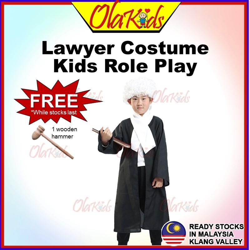 Baju Peguam Kanak-Kanak - Set Kostum Pelakon Peranan - TikTok Shop Malaysia