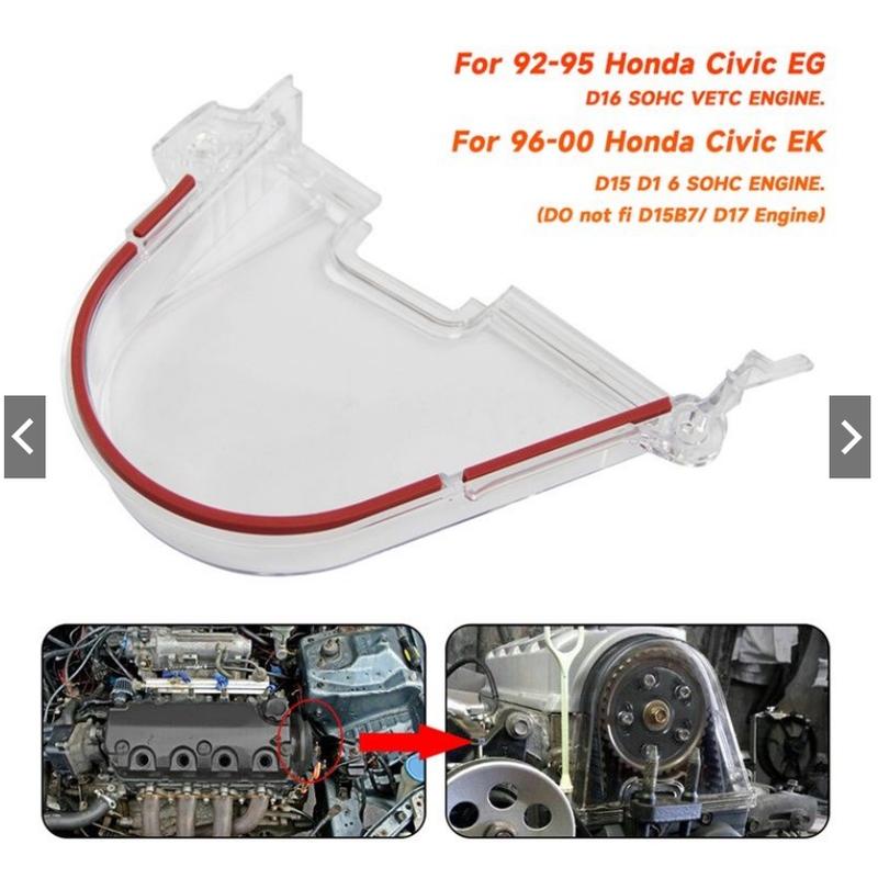 HKS Transparent Timing Belt Cover 4G13/4G15/4G63/4G91/4G93/RB25/Campro ...