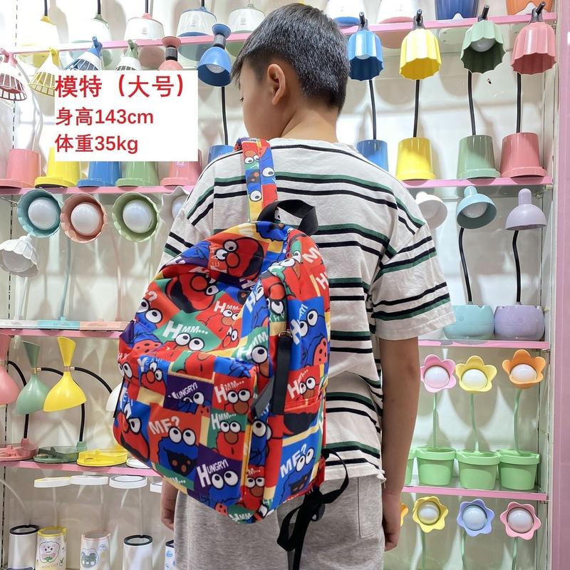 Sesame Street Backpack 2-4-6 Years Old Boys and Girls Anti-Lost ...