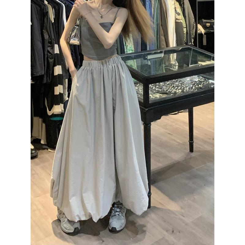 Gaun Skirt Garis A, Gaya Musim Panas, Comel dan Seksi, Gred Tinggi ...