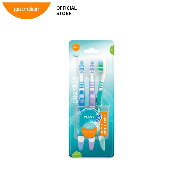 Guardian Wavy Toothbrush Soft 3's - TikTok Shop Malaysia