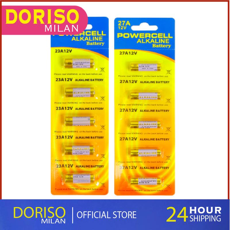 🔥READY STOCK🔥DORISO (1biji) 27A / 23A 12V Powercell Super Alkaline - TikTok Shop Malaysia