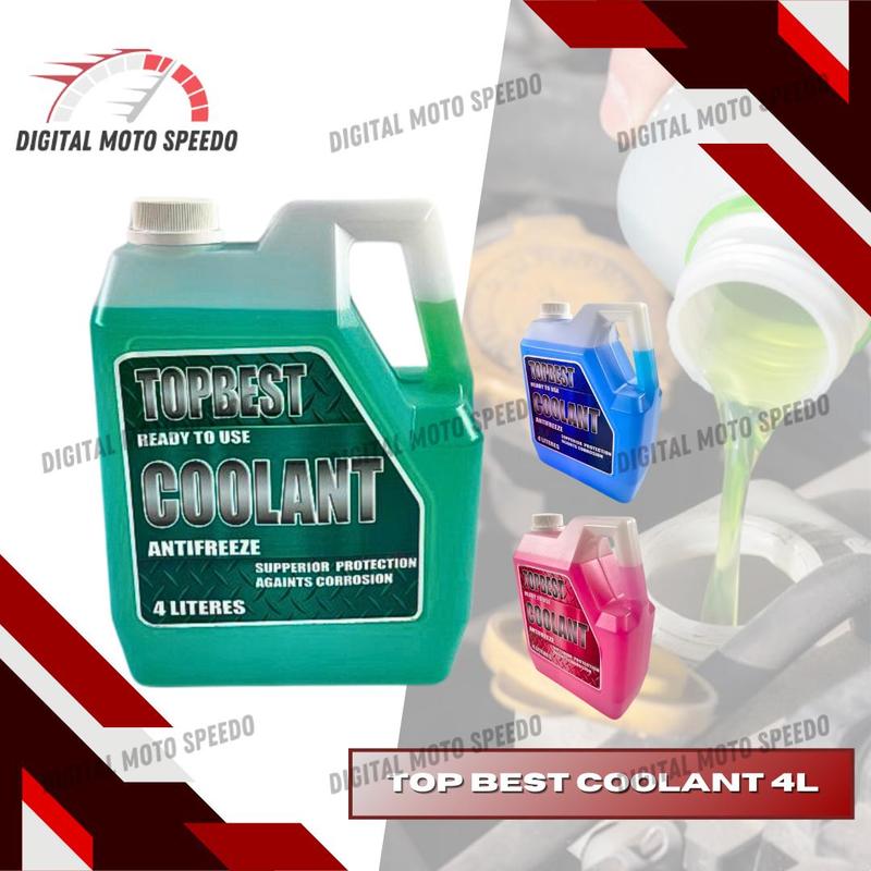 TOP BEST COOLANT ANTIFREEZE 4 LITERS FOR MOTORCYCLE ENGINE MOTORCYCLE ...