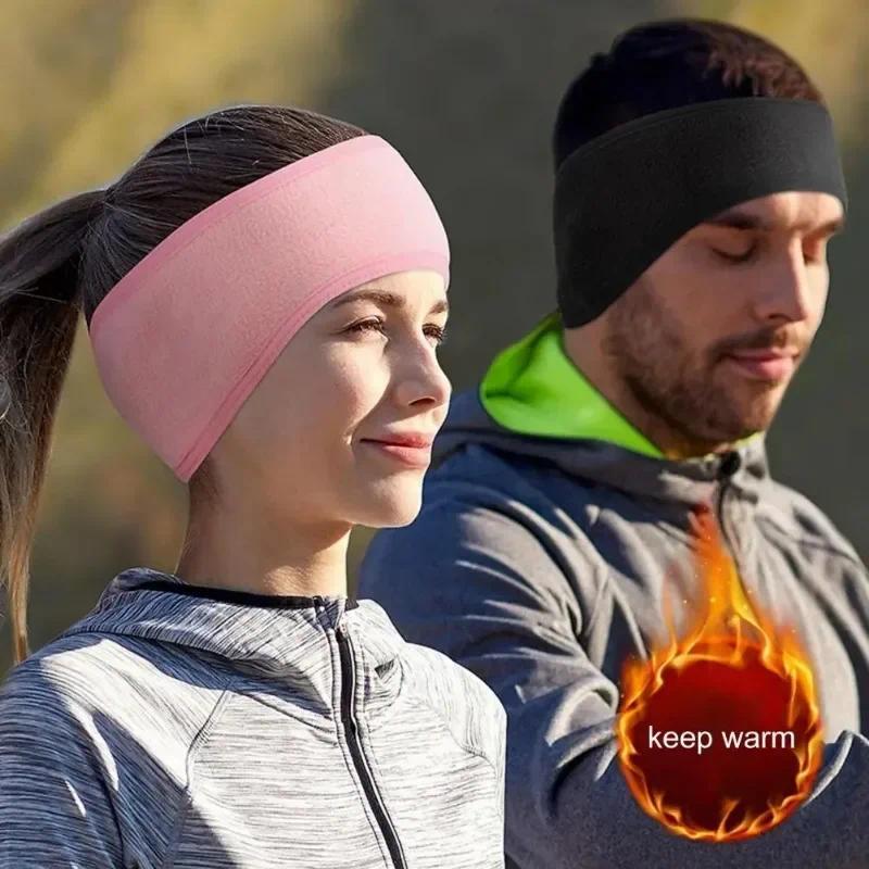 Cold Weather Ear Warmer Headband Winter Ski Muffs Non-Slip Fleece ...