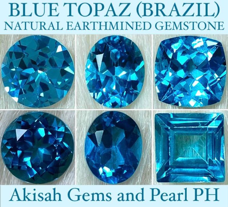 BLUE TOPAZ - NATURAL EARTHMINED GEMSTONE. GRADE AAA. LOOSE STONE ...