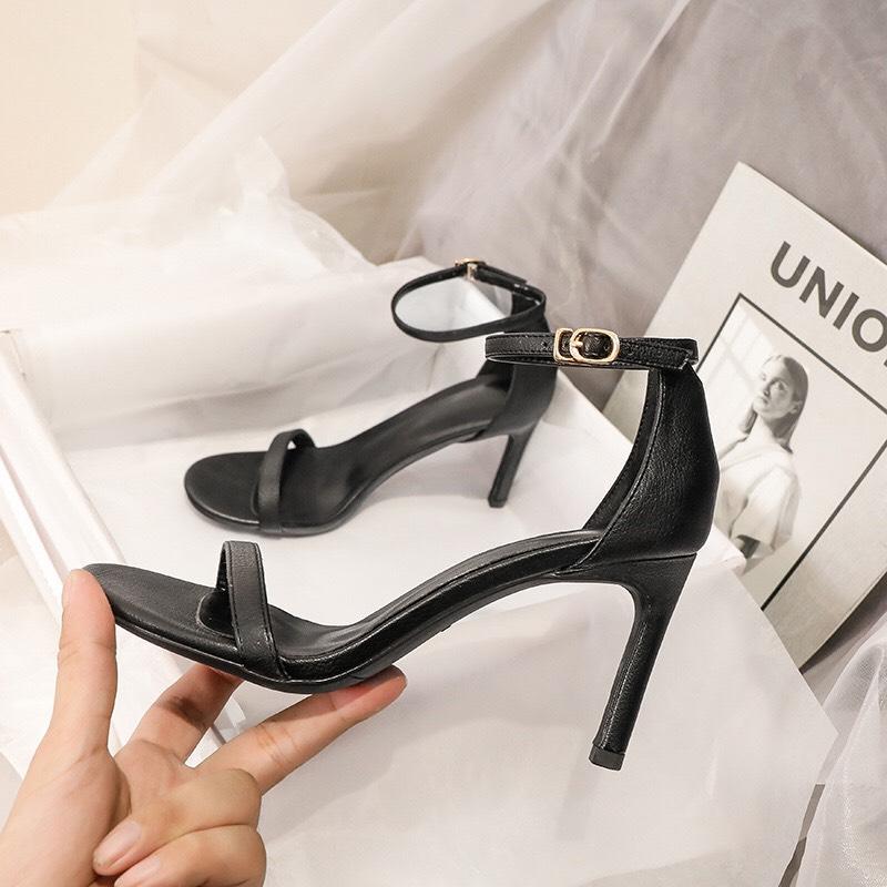 (Aichiro) Giày sandal cao gót 9p siêu đẹp hàng full box - TikTok Shop ...