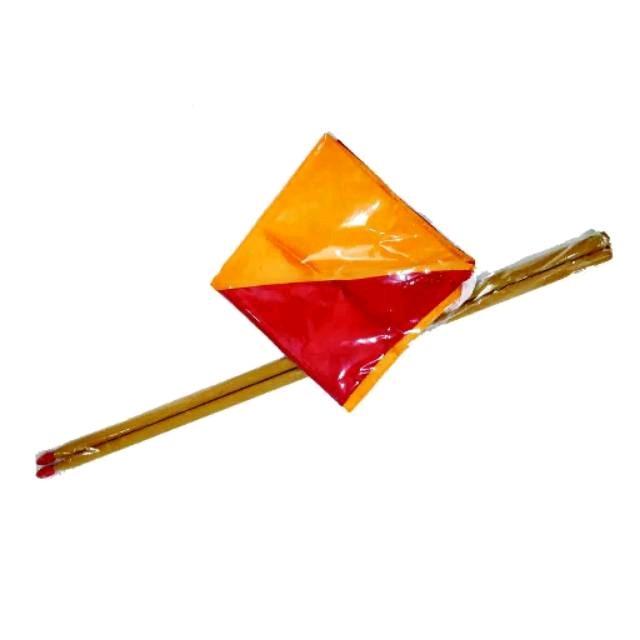 Bendera semaphore ( 1 pasang ) + tongkat semaphore ( 1pasang) - Shop ...