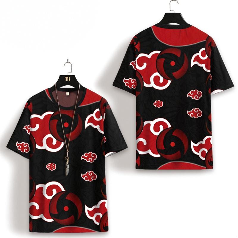 Baju-T Naruto, Aloha Akatsuki Hitam, Fesyen Baru untuk Musim - TikTok ...