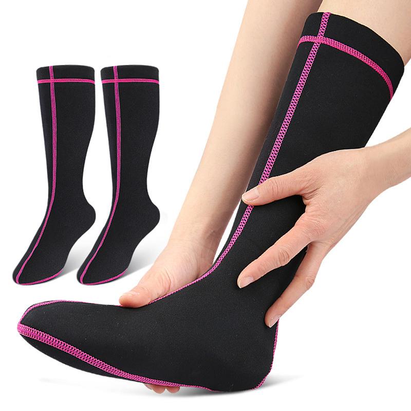 Neoprene Long Diving Socks Thermal Wetsuit Surf Socks Non-slip - TikTok ...
