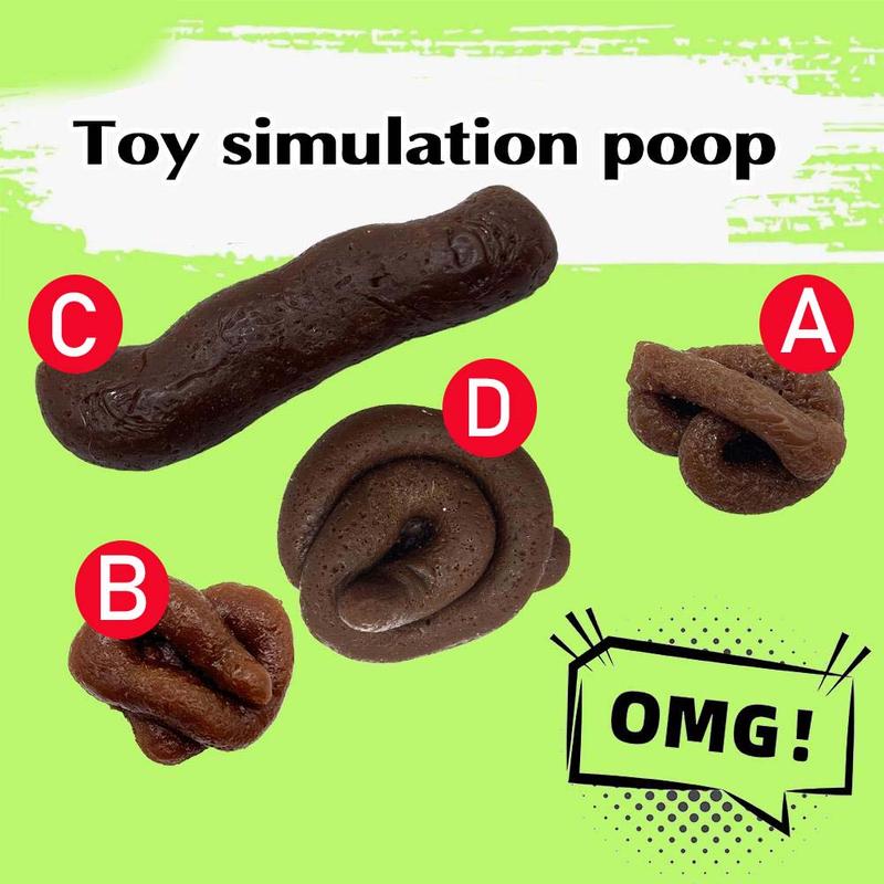 HOT!Realistic Fake Poop Prank Toy - Perfect Novelty Gift For Practical ...