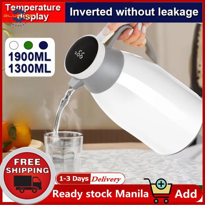Thermos for hot water 1300ML-1900ML,48h heat preservation kettle ...