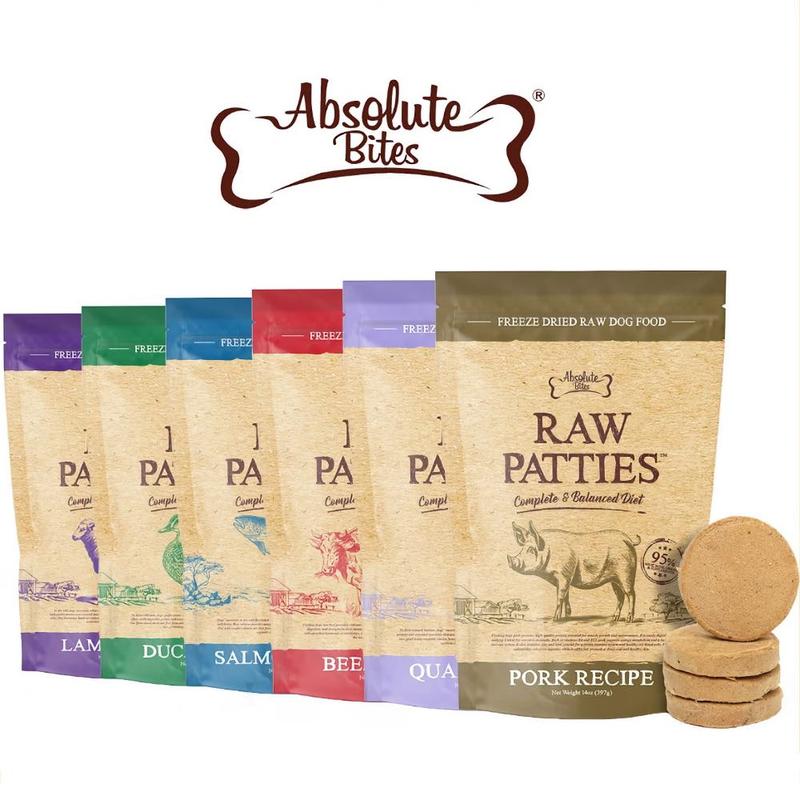Absolute Bites Freeze-Dried Raw Patties Dog Food 14oz - TikTok Shop ...