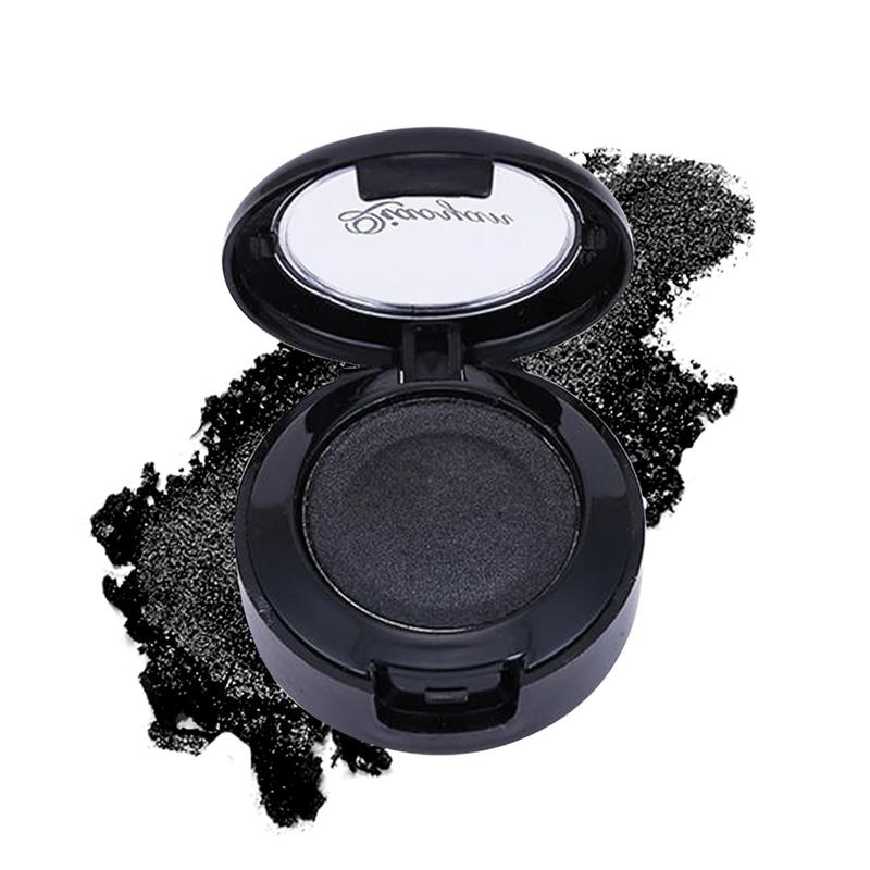 Black Matte Eyeshadow Single Shimmer Smoky Eyeshadow Palette - TikTok Shop