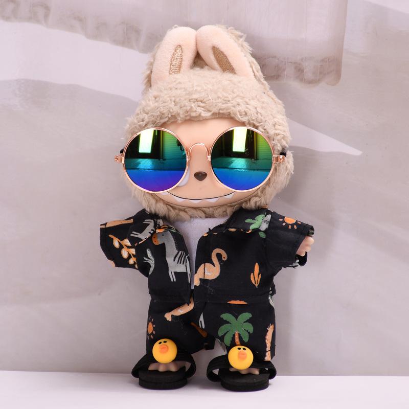 17cm Labubu Clothes for Doll Beach Outfit Labubu Clothes Accessories ...