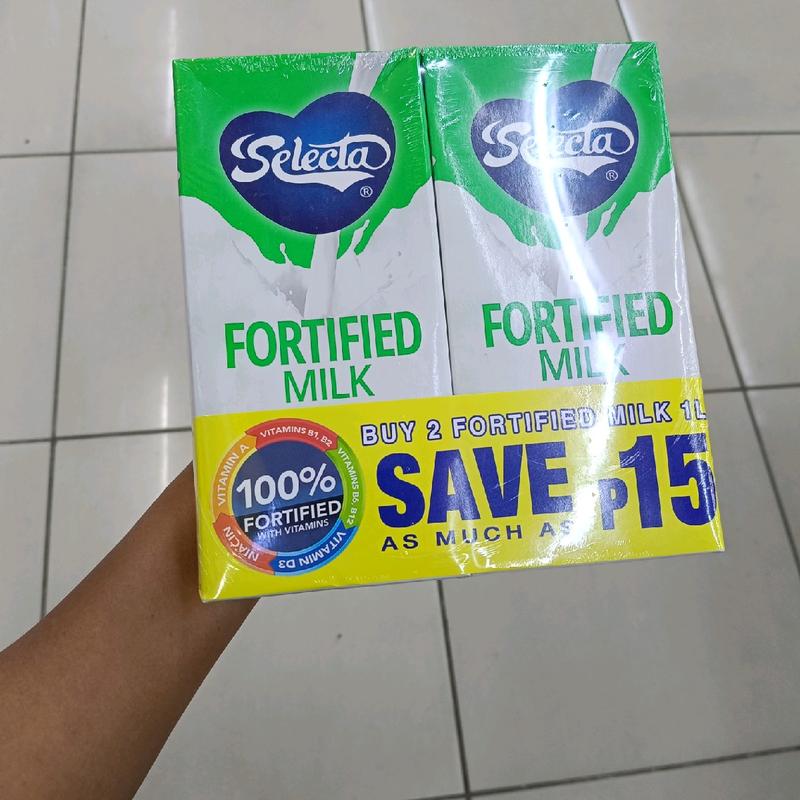 Selecta Fortified Milk 2L Dairy Protein Calcium Milky Nata Vitamin ...