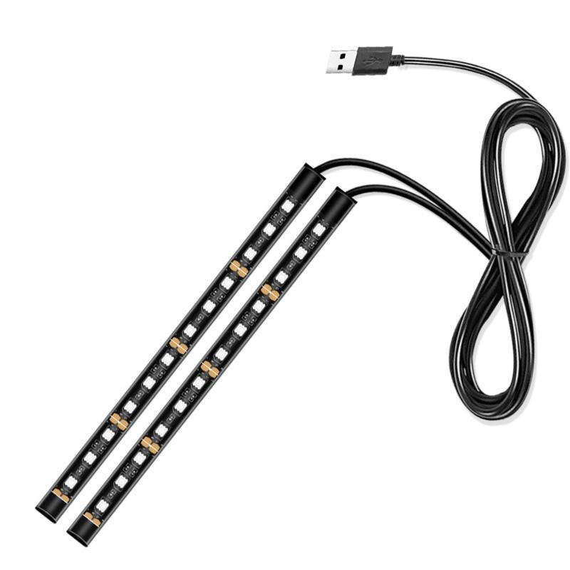 incolors Useful USB Plug Car Interior Ambient Foot Strip Light - TikTok ...