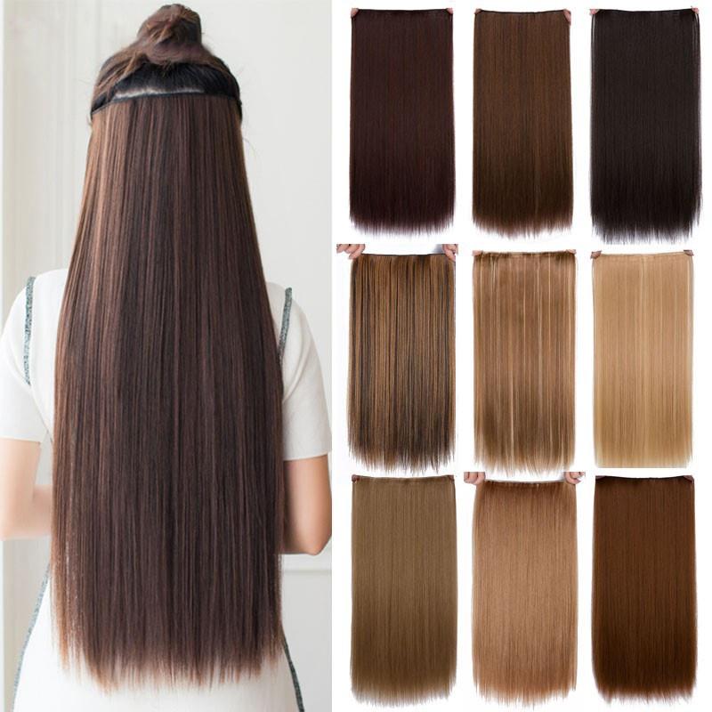 One Piece Curly Hair Piece Big Wave Wig Female Long Hair Seamless ...