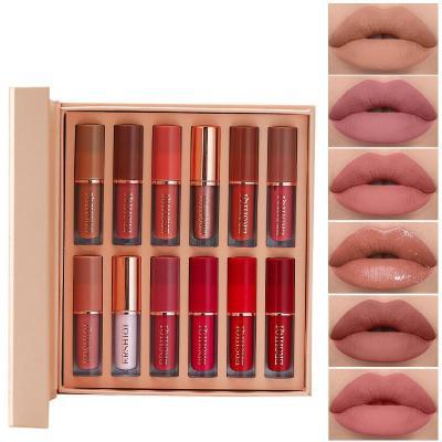 BIA harake liptint lip gloss sets of 12-color books makeup lipstick ...