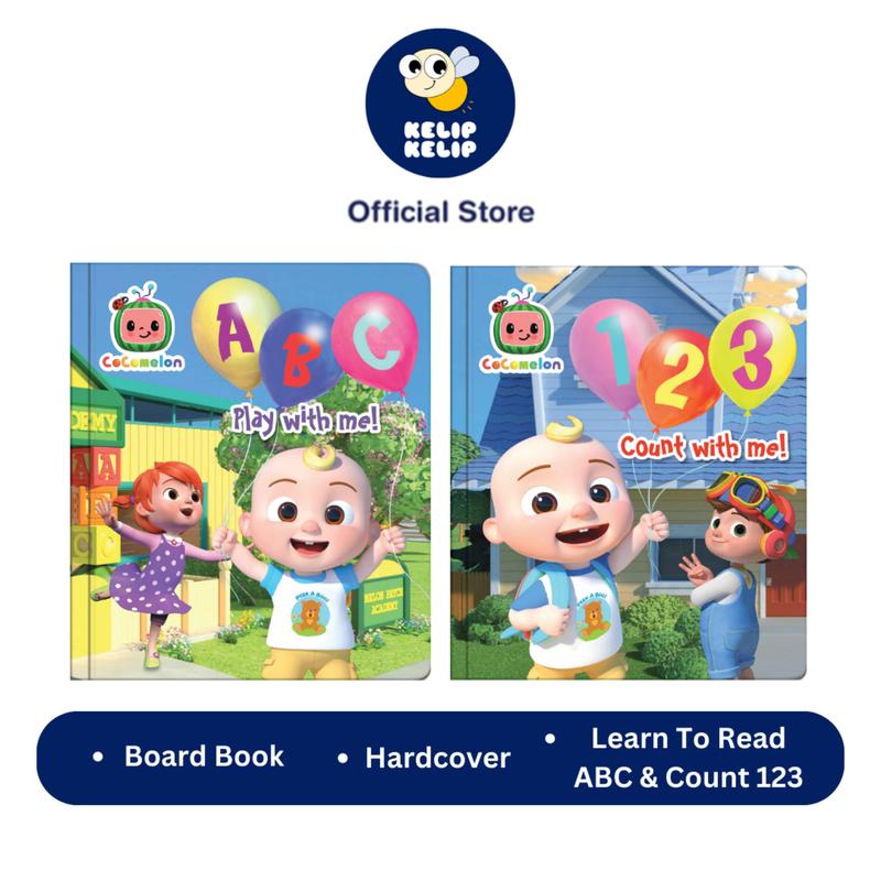 CoComelon ABC & 123 Board Book for Preschool Kids to Play & Learn ...