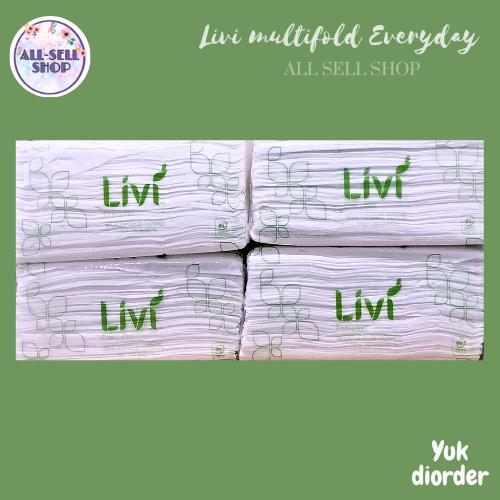 Paket 4 Pcs Tissue Livi Everyday Towel Multifold / Tisu Lap Tangan ...