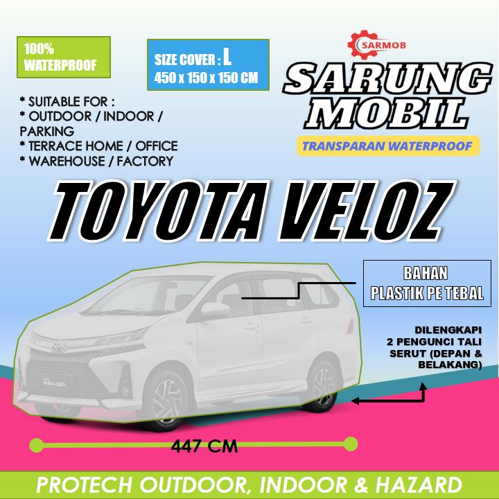 Cover Mobil Transparan 80 MICRON TOYOTA VELOZ 1.5 M/T Plasti - Shop ...