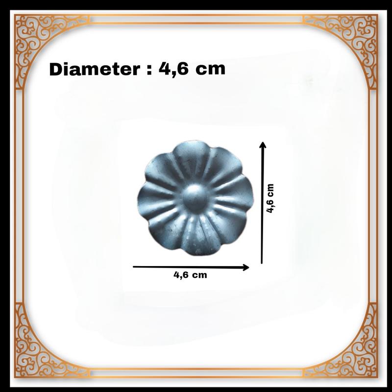 Ornamen Pagar Bunga Matahari Kecil isi 50 pcs Plat Besi - Shop | Tokopedia