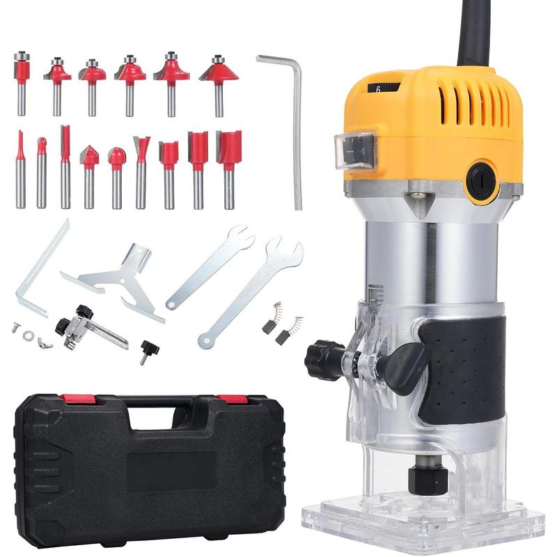 Wood Router 800W Wood Trimmer 30000r/min 6 Variable Speed with - TikTok ...