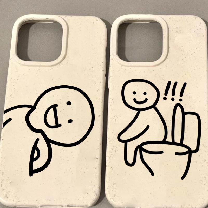 Abstract Funny Lines Villain Mobile Phone Shell for Iphone Degradable ...