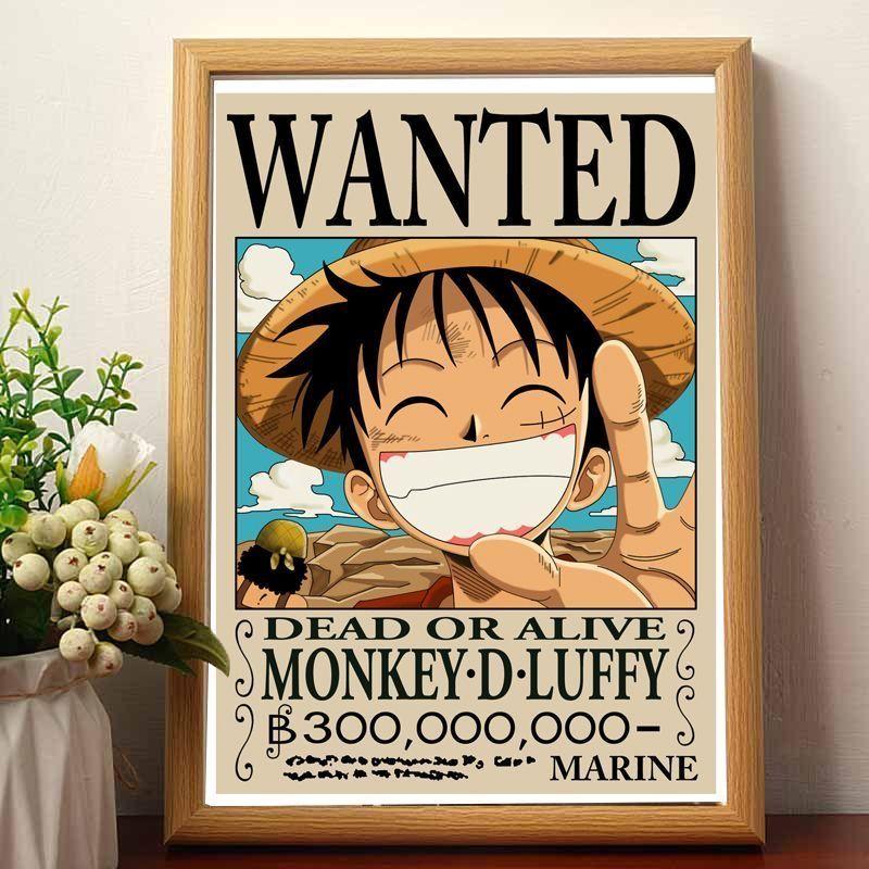 Bingkai Foto, Tema One Piece, Watak Raja Laut (Luffy, Zoro, Isanzhi ...