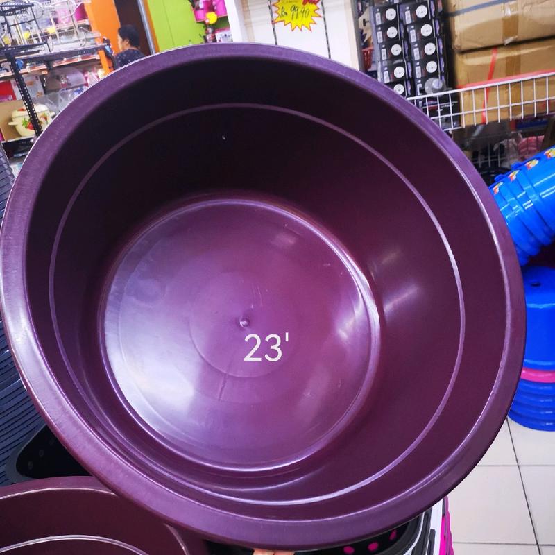 Besen plastik /Plastic basin /Basin Bulat Plastik /Basin Cuci/plastik ...