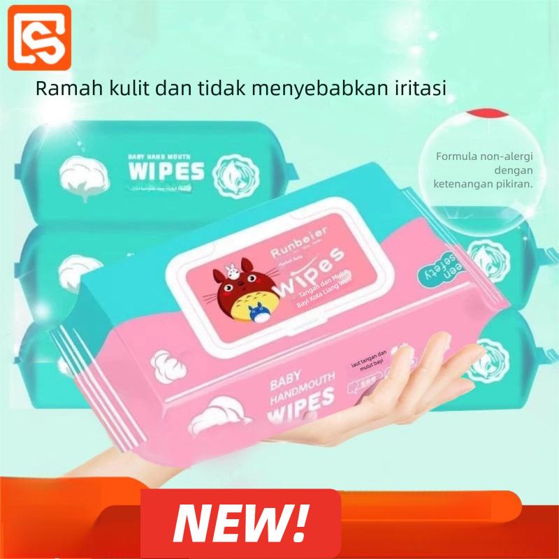 Tisu Bayi Totoro Paket Besar Tisu Basah Tebal untuk Bayi Tisu Mulut dan ...