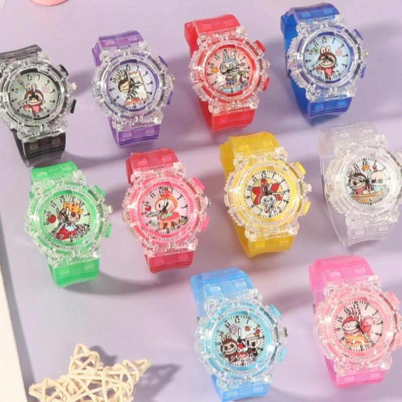 LABUBU Luminous Kids Watch LABUBU Quartz Children's Watch Waterproof ...