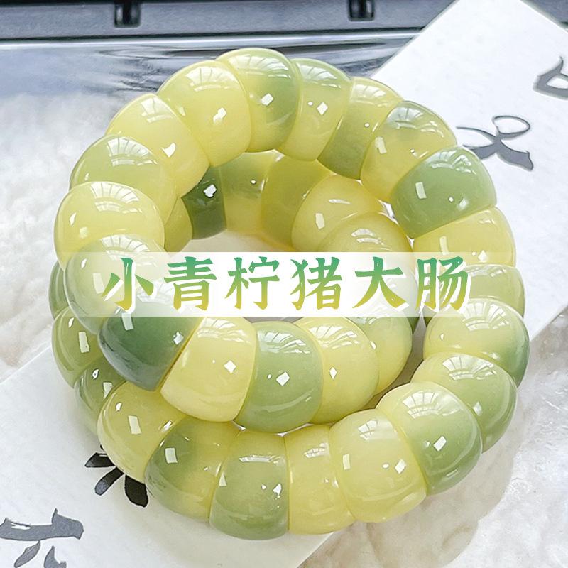 Original Ecology Bodhi Bracelet Pork Intestine Men and Women Hand Toy ...