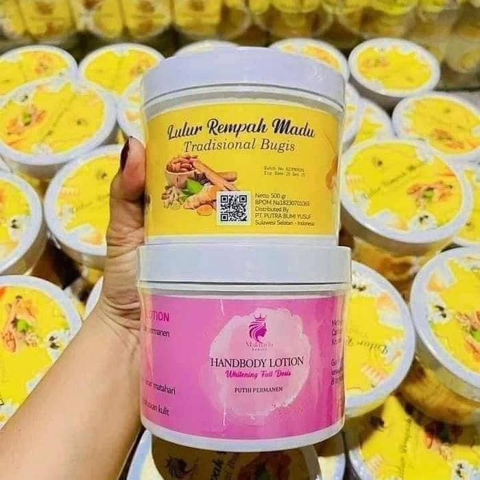 Jual Paket hemat lulur rempah madu dan hb whitening full dosis - Kab ...