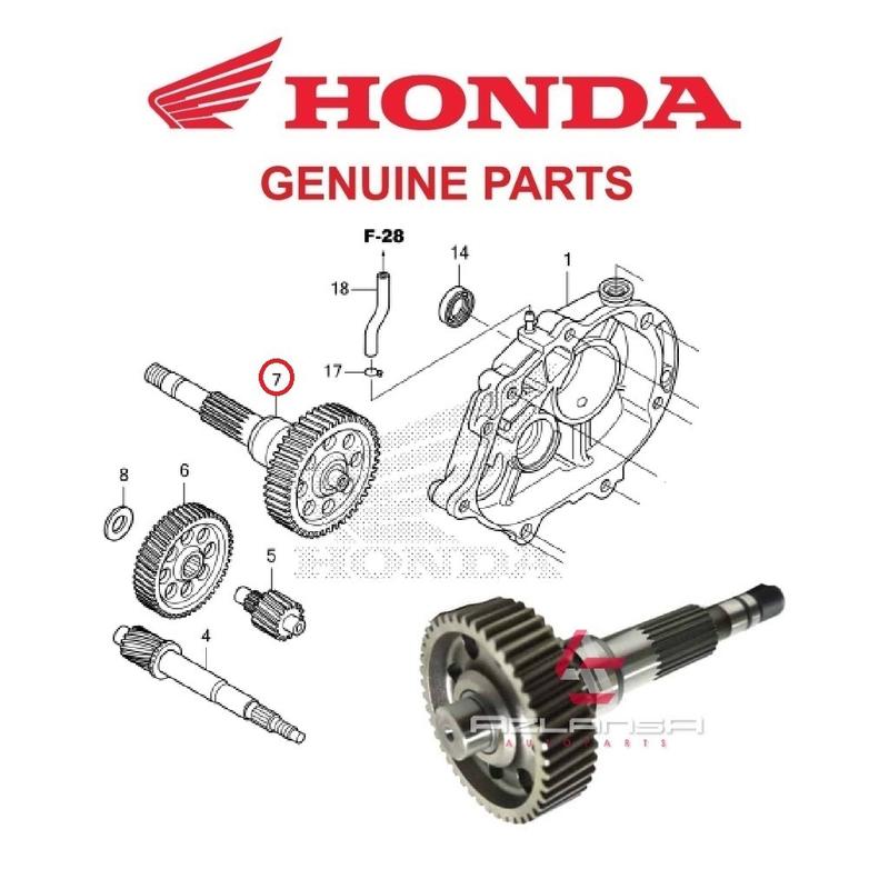 Gear Comp Final 44T ( 23430-K59-A70 ) Vario 150 Honda Original - TikTok ...